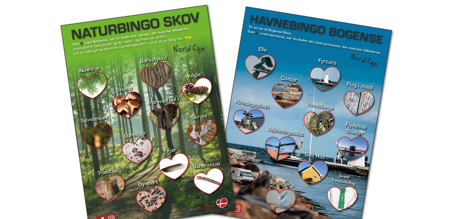 Naturbingo på Nordfyn | Sjov for hele familien i naturen!